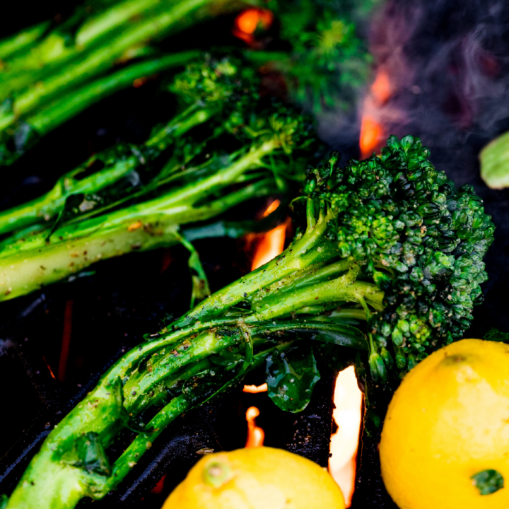 Easy Grilled Broccolini with Lemon - Shutter + Mint Recipes