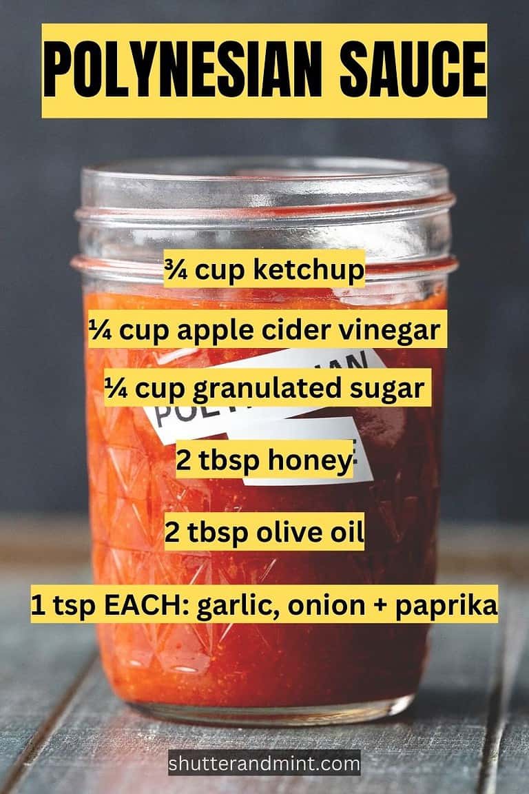 Copycat Chick-fil-A Polynesian Sauce - Shutter + Mint